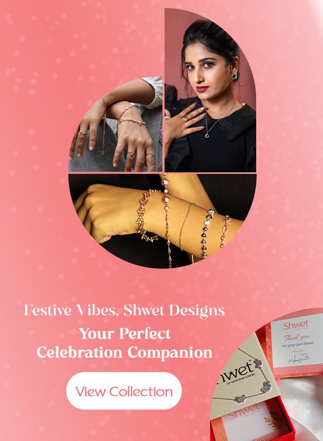 Buy pure silver jewelry online at Shwet Meghana Lokesh.