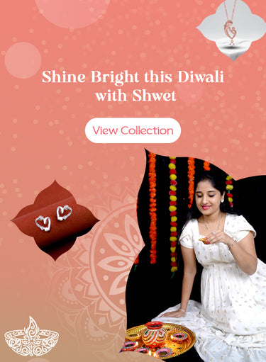 Buy pure silver jewelry online at Shwet Meghana Lokesh.