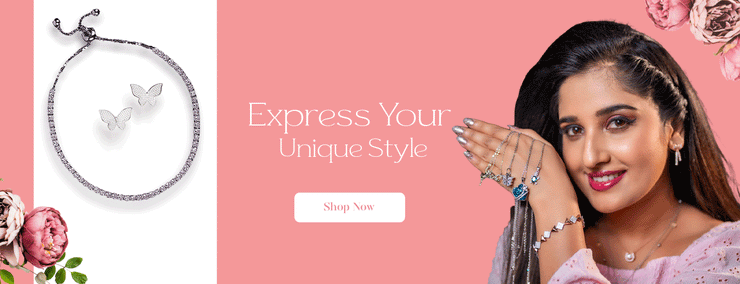 Buy pure silver jewelry online at Shwet Meghana Lokesh.